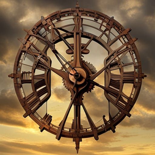 The Genesis Clock - AI Generated Artwork - NightCafe Creator