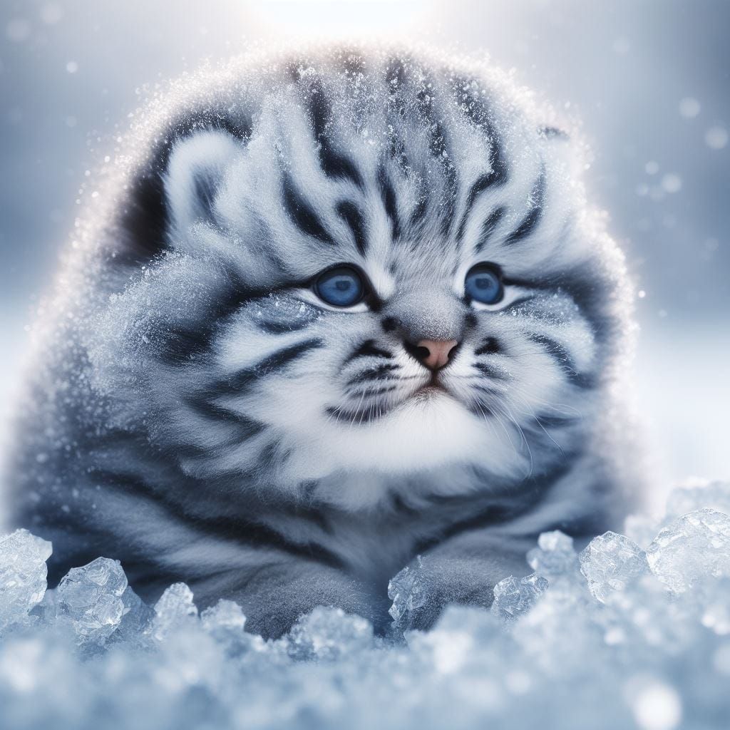 Mini Blue Tigr Flof - AI Generated Artwork - NightCafe Creator
