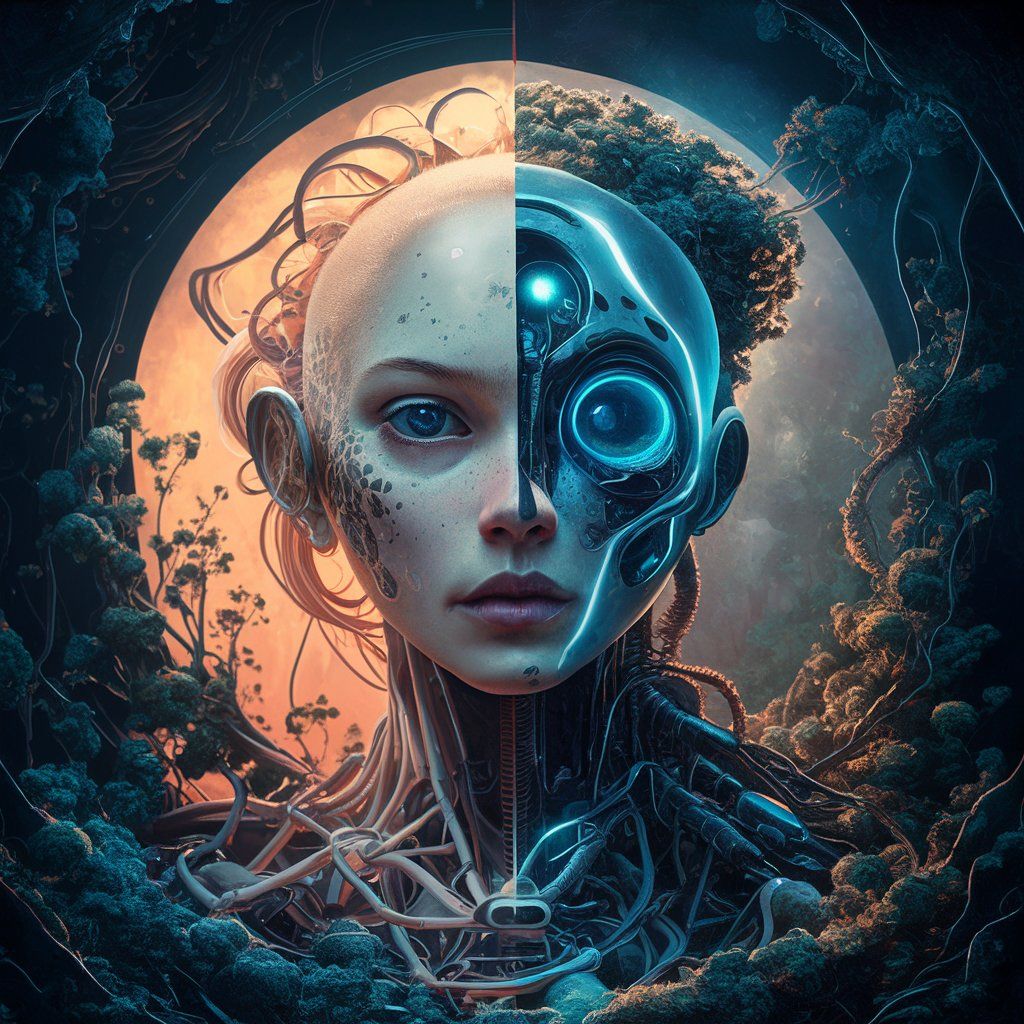 Borg With Nature - AI Generated Artwork - NightCafe Creator