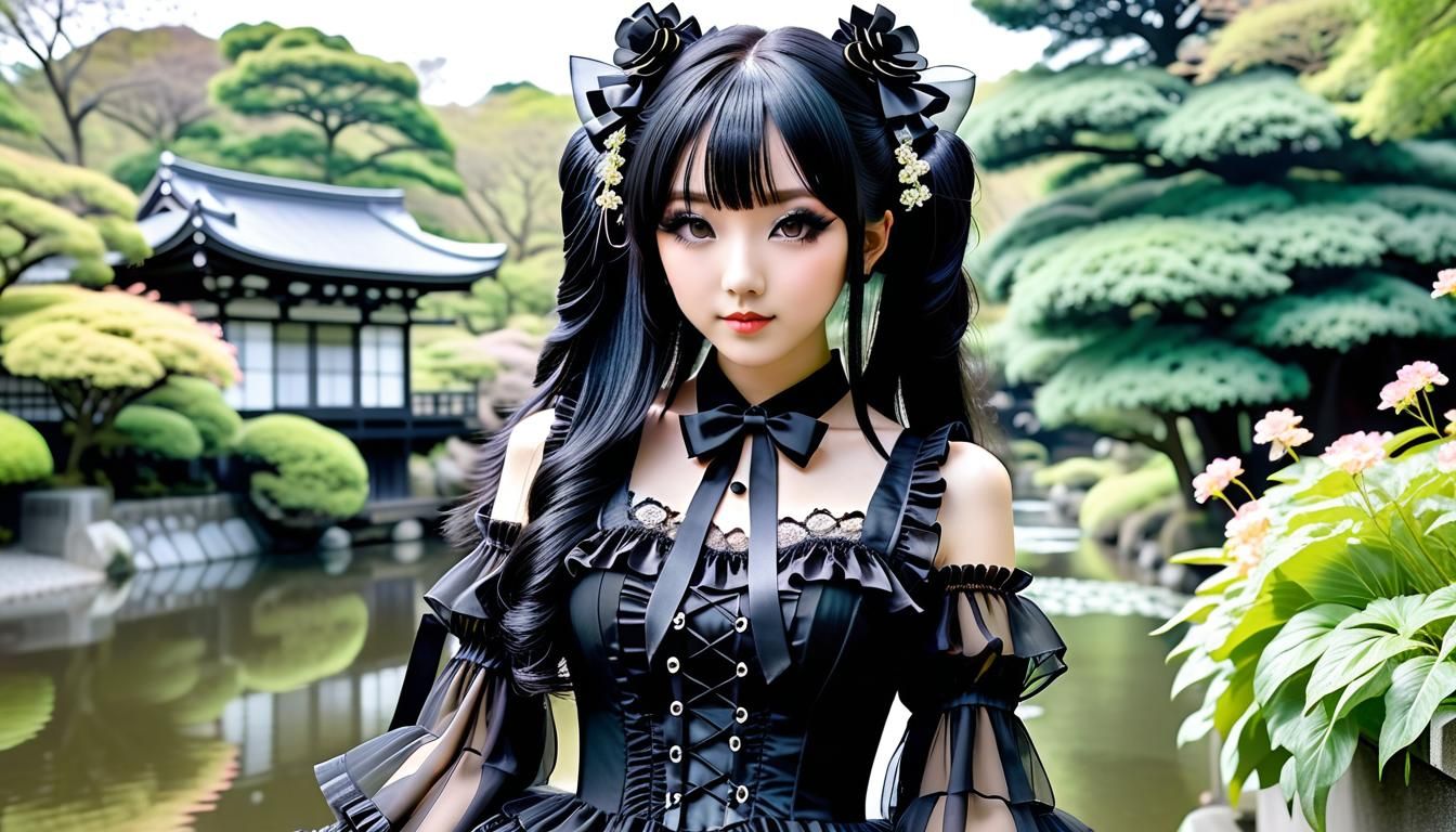 Rori at the teahouse - AI Generated Artwork - NightCafe Creator