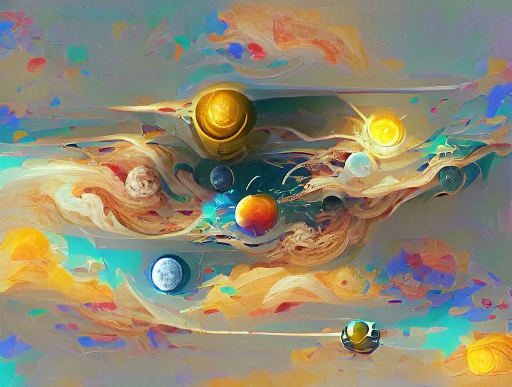 Solar System - AI Generated Artwork - NightCafe Creator
