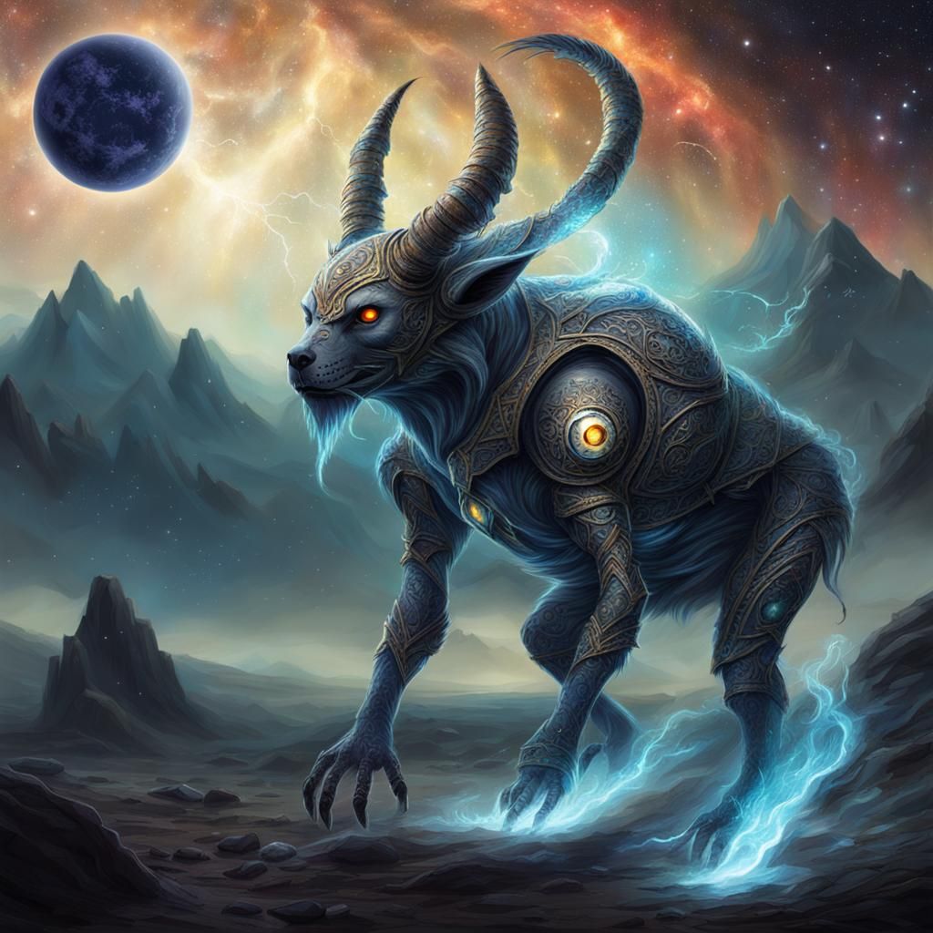 Magick Astro Creature - AI Generated Artwork - NightCafe Creator