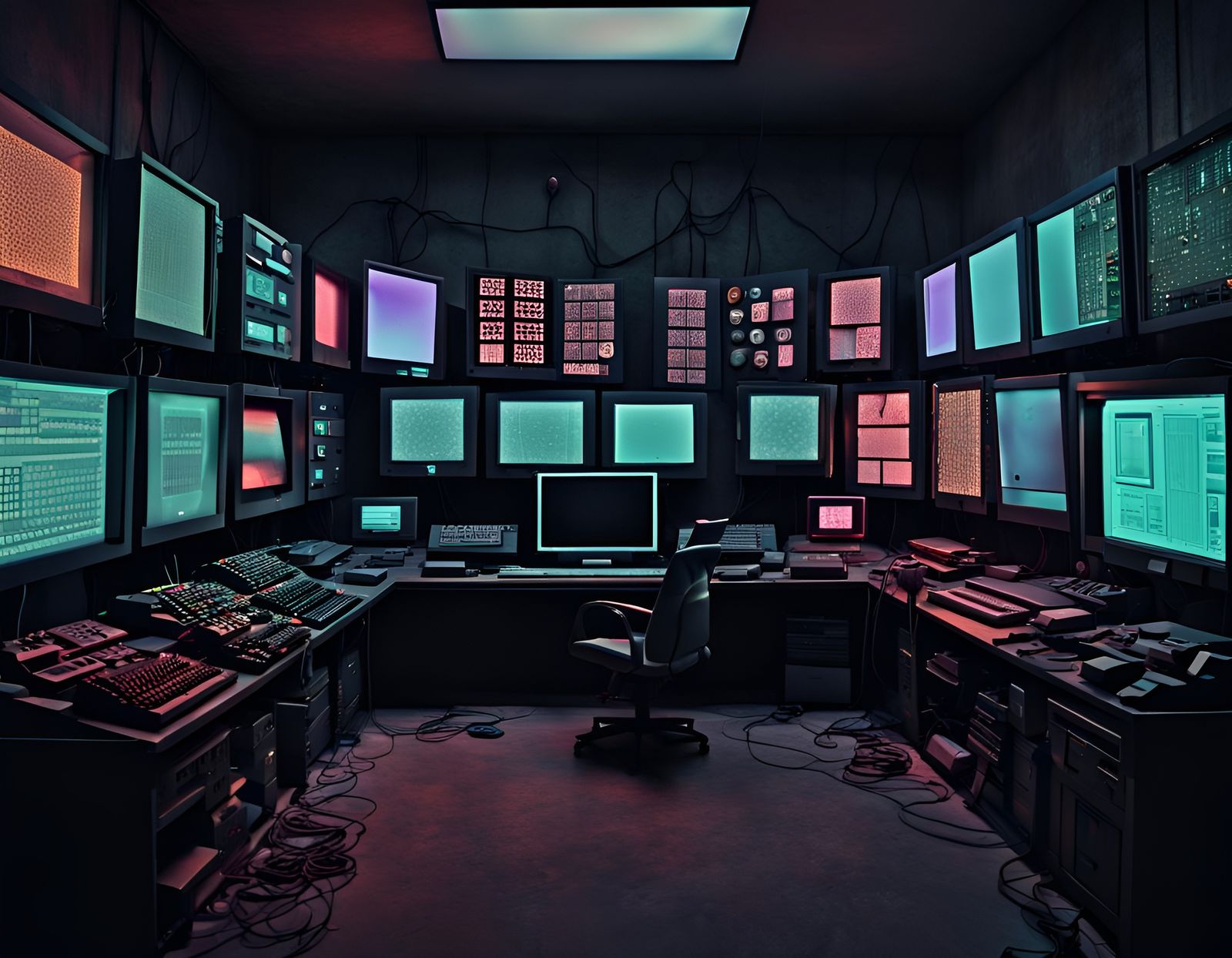 Control Room 4 - AI Generated Artwork - NightCafe Creator