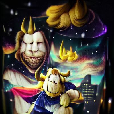 Asgore from Undertale - AI Generated Artwork - NightCafe Creator