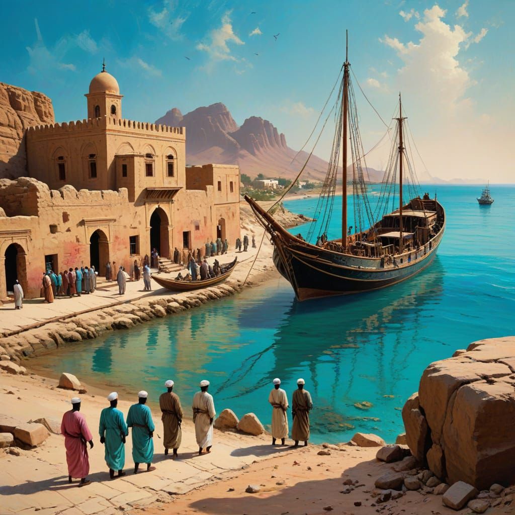 Red Sea Ottoman Port of Suakin, 1870