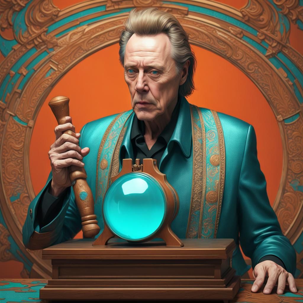 Christopher Walken - AI Generated Artwork - NightCafe Creator