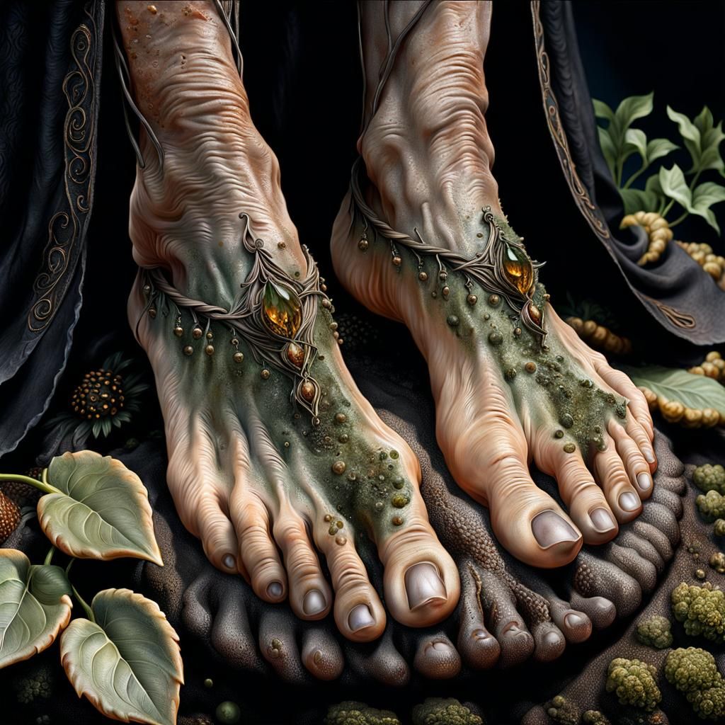 Witches Feet - AI Generated Artwork - NightCafe Creator