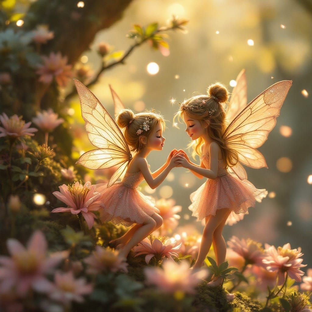 The return of the tooth fairy - Whimsical Treetop Fairies in...