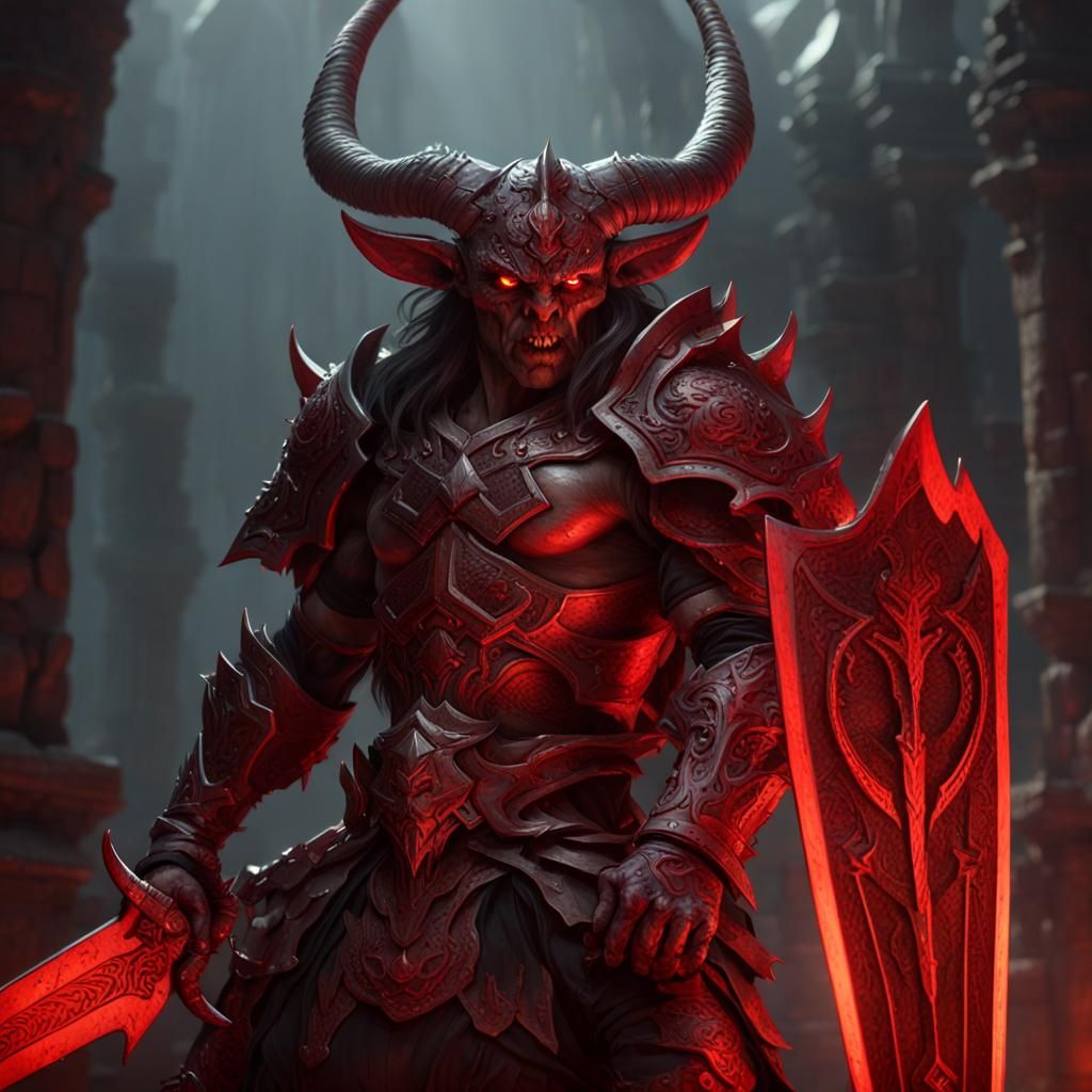 Demon Warrior II - AI Generated Artwork - NightCafe Creator