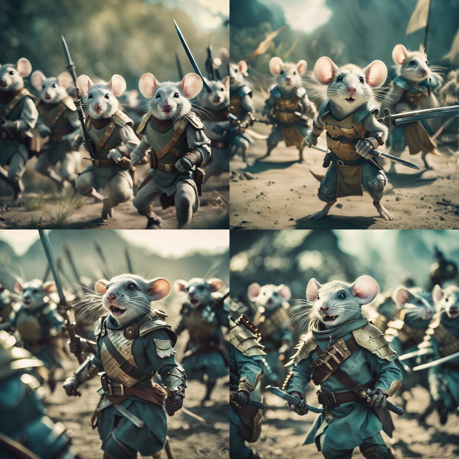 Rodent Army - AI Generated Artwork - NightCafe Creator