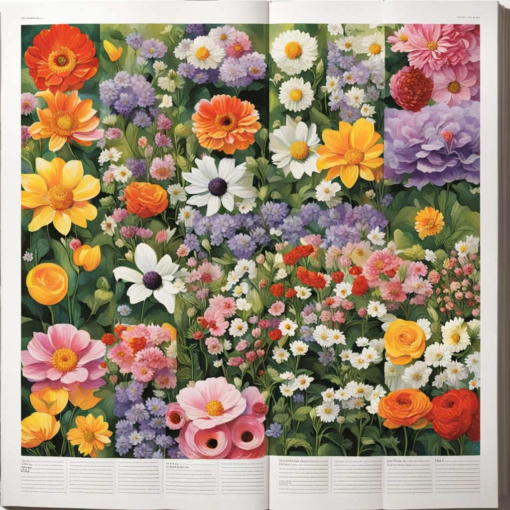 More of the Flower Catalog booklet - AI Generated Artwork - NightCafe ...
