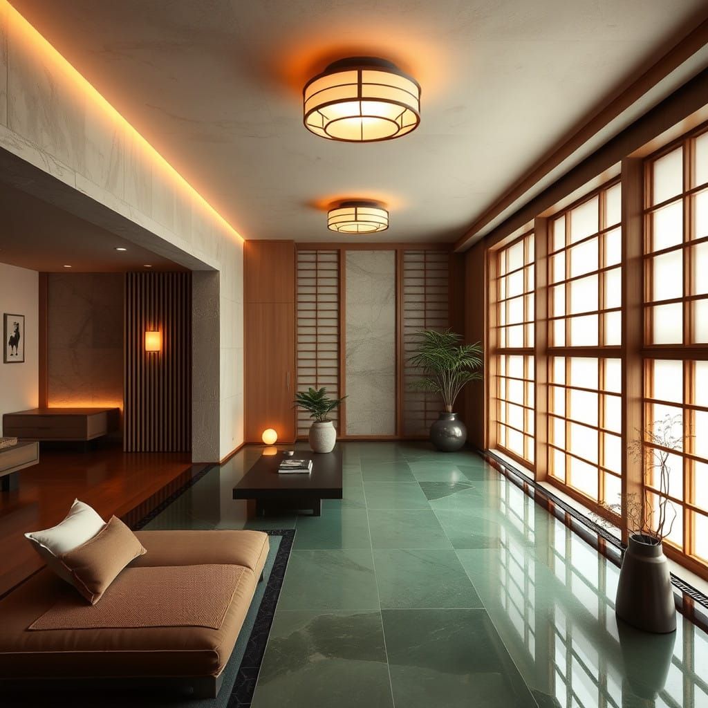 Modern asian interior design - Traditional Japanese-Inspired...