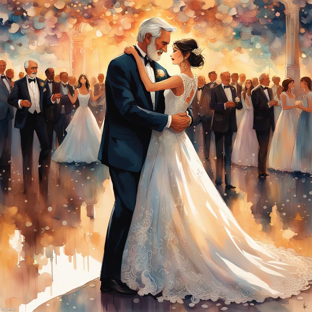 Proud Father & Bride Daughter - Father/Daughter Dance - AI Generated ...