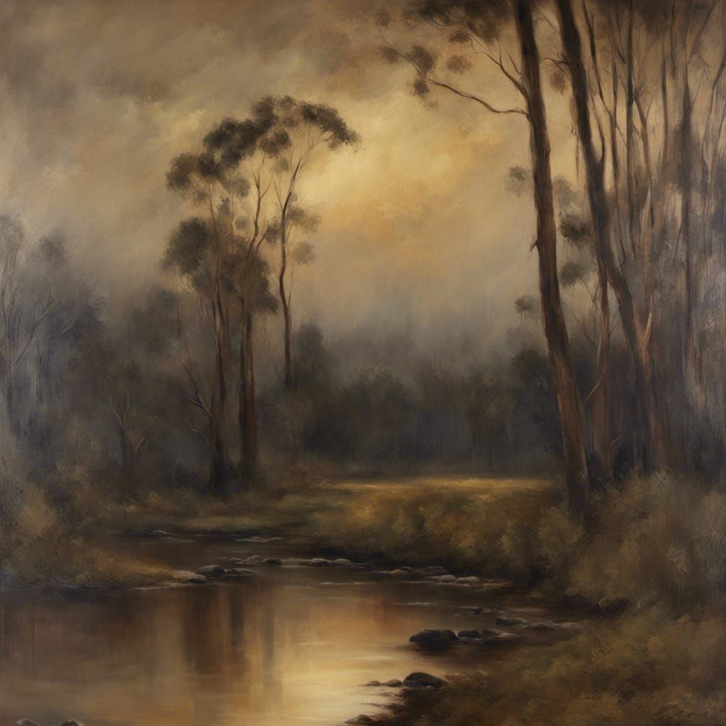 Australian Tonalism - AI Generated Artwork - NightCafe Creator