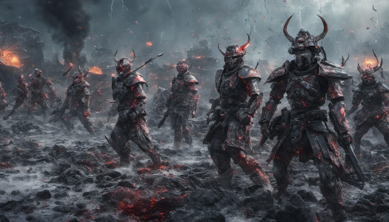 THE TERMINATOR WARS: THE SAMURAI COMMANDOS - AI Generated Artwork ...