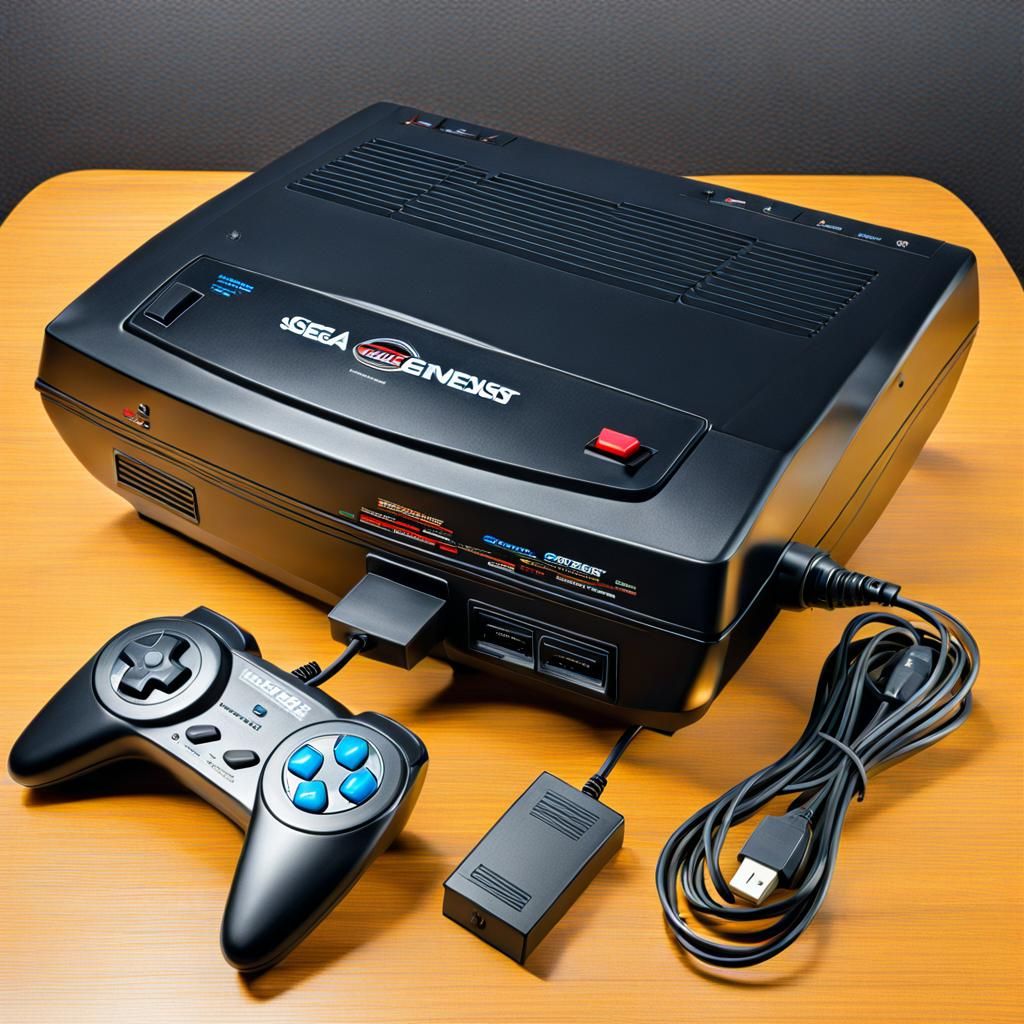 Sega Gaming Console - AI Generated Artwork - NightCafe Creator