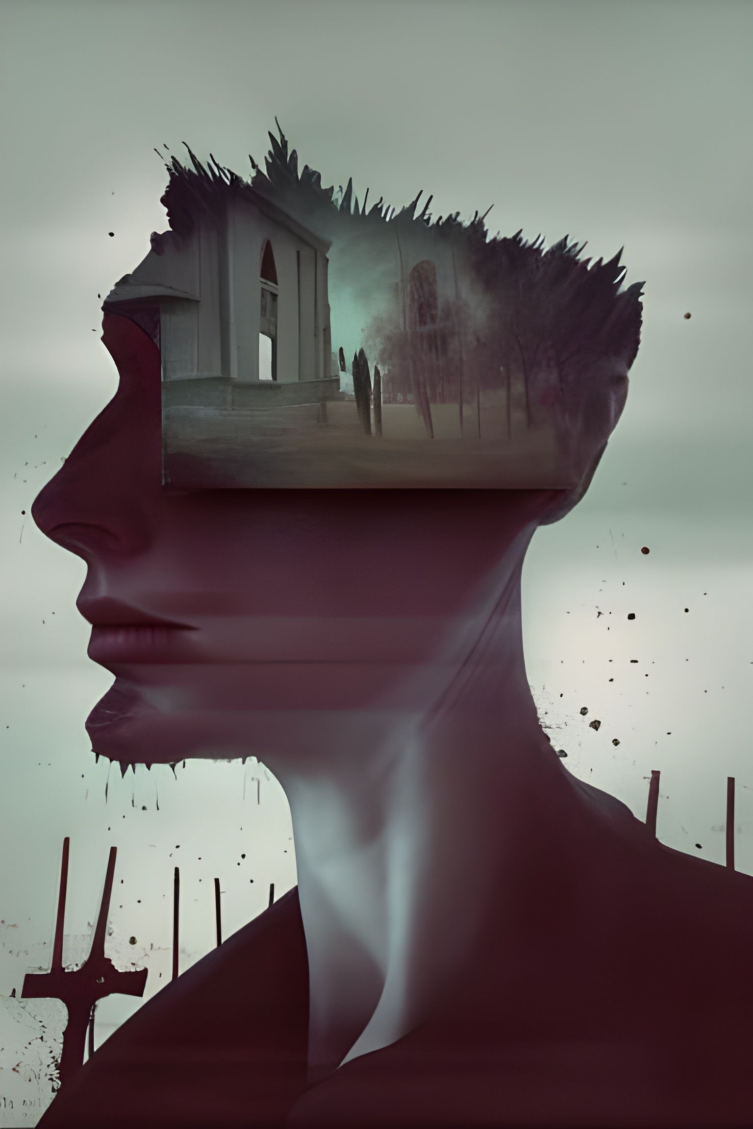 Split portrait 4 - AI Generated Artwork - NightCafe Creator