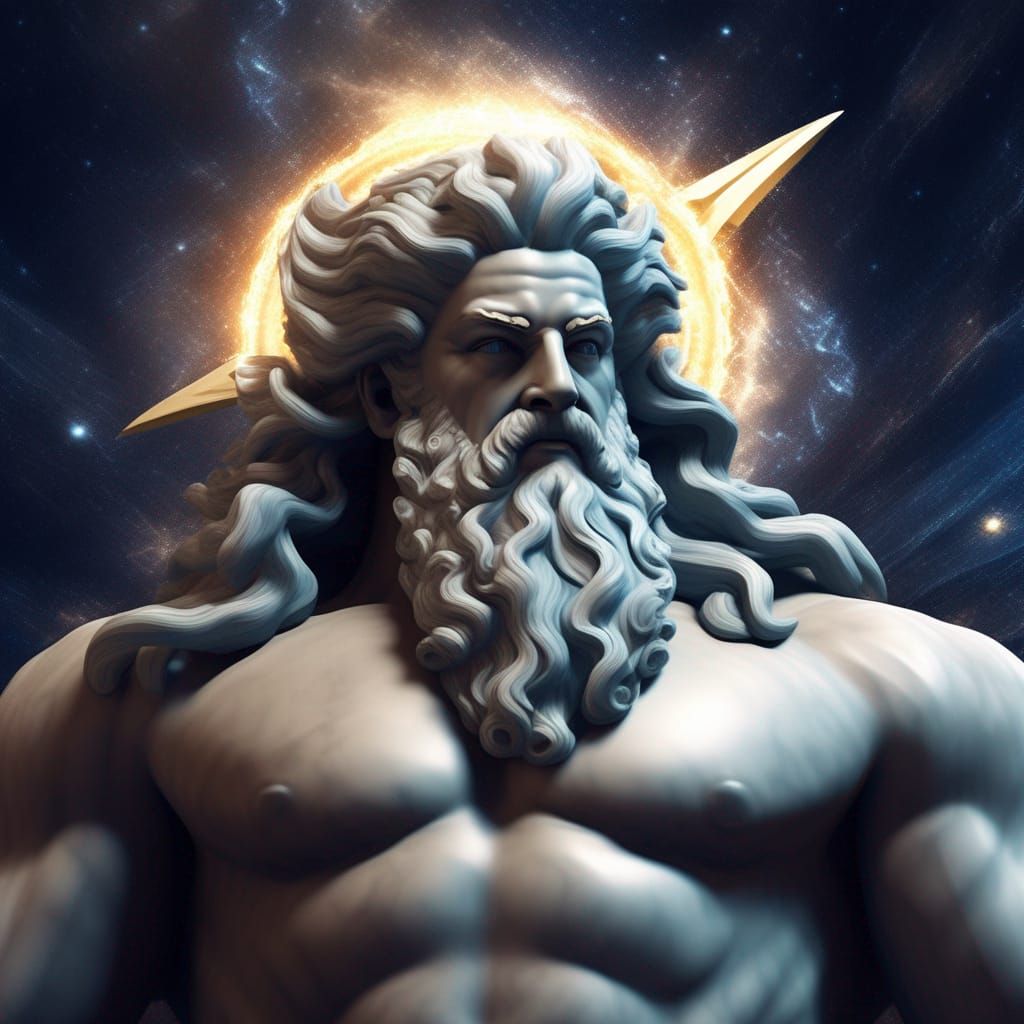 Celestial Zeus - AI Generated Artwork - NightCafe Creator