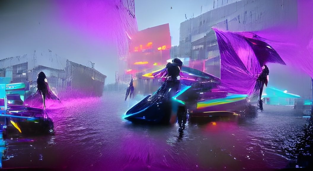 purple rain 4k cyberpunk 2099 blade runner 2049 neon unreal engine ...