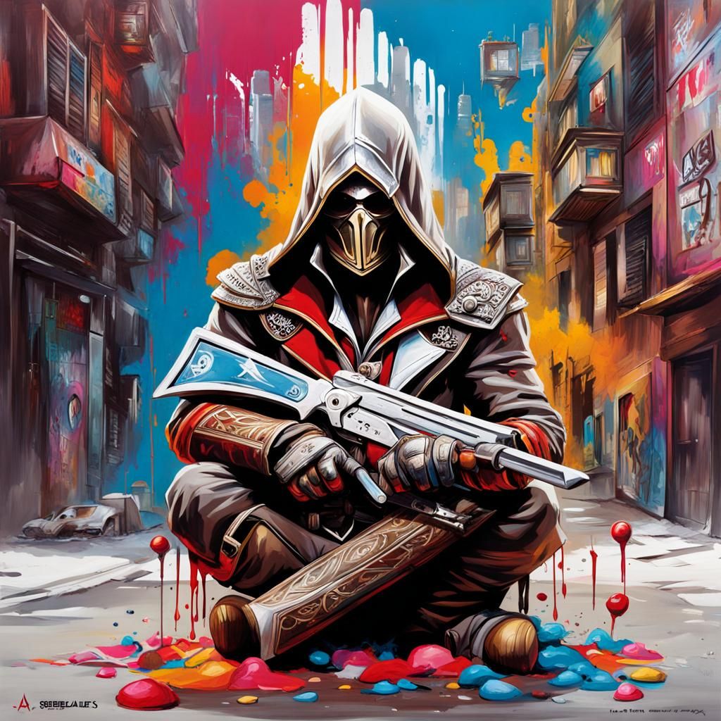 Assassin's Creed, splash art #7 - AI Generated Artwork - NightCafe Creator