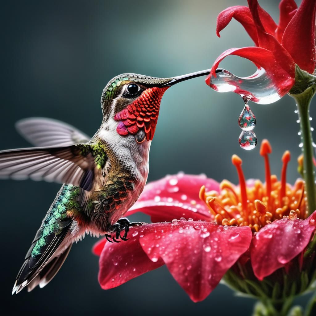 Hummingbird - AI Generated Artwork - NightCafe Creator