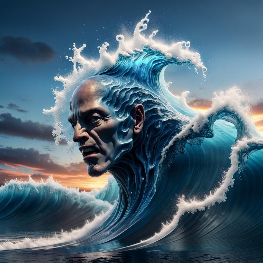 Water spirit rises 🌊 - AI Generated Artwork - NightCafe Creator