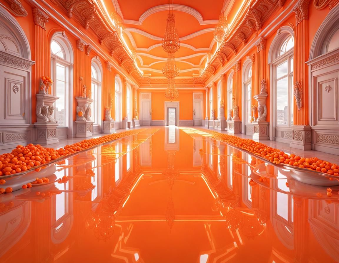 The Color Orange - AI Generated Artwork - NightCafe Creator