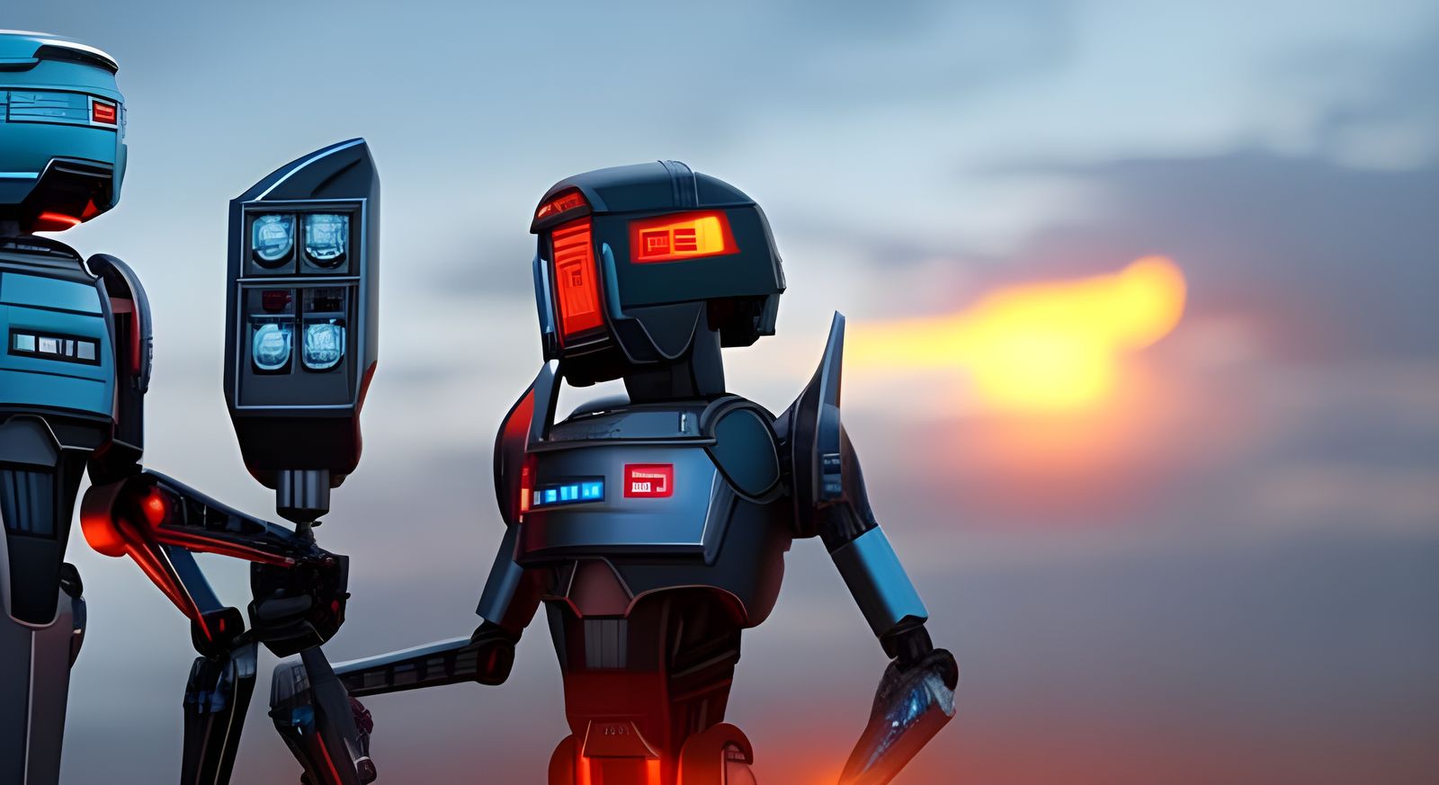 In time humans will grow to love the Robot Overlords. - AI Generated ...