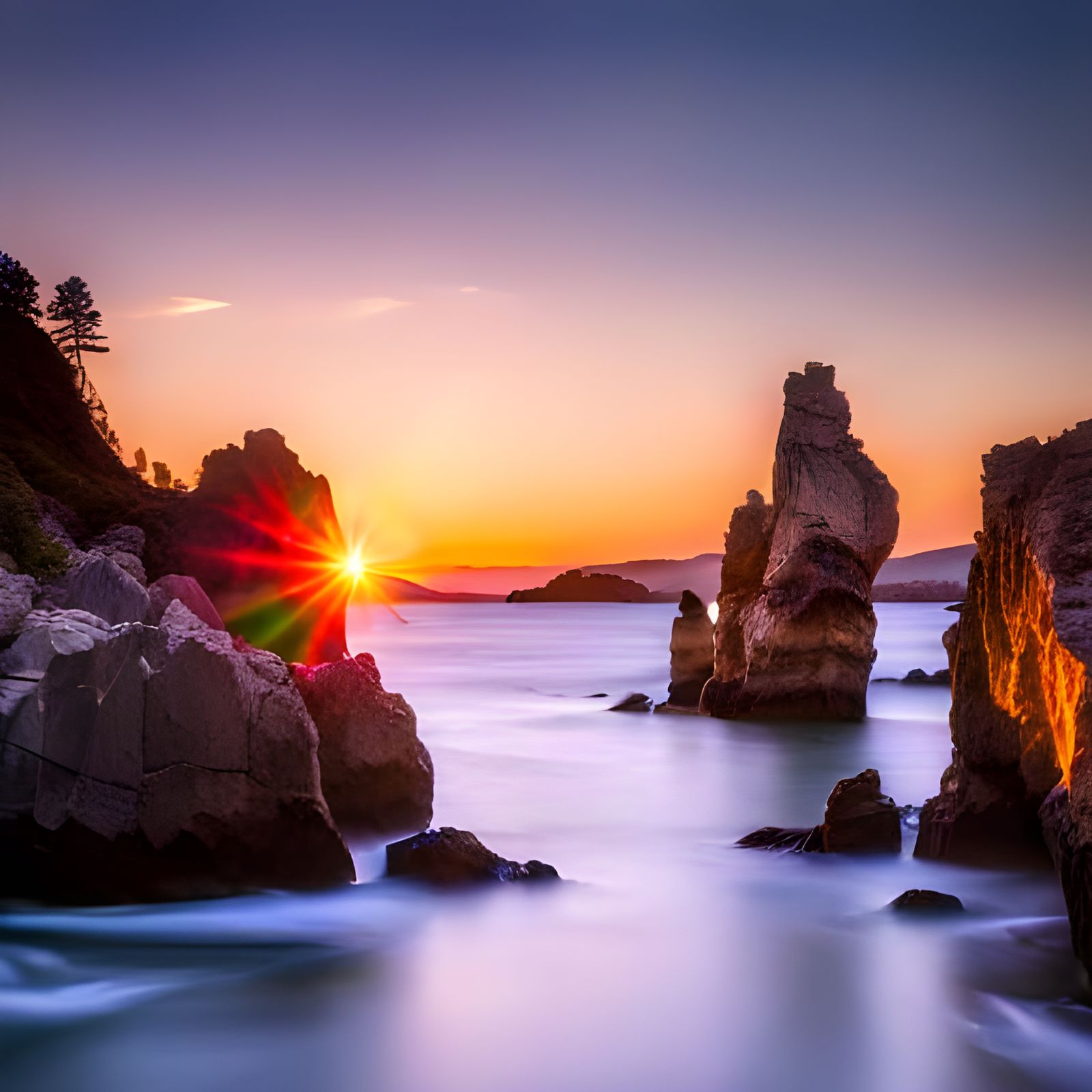 Beautiful Sunset - AI Generated Artwork - NightCafe Creator