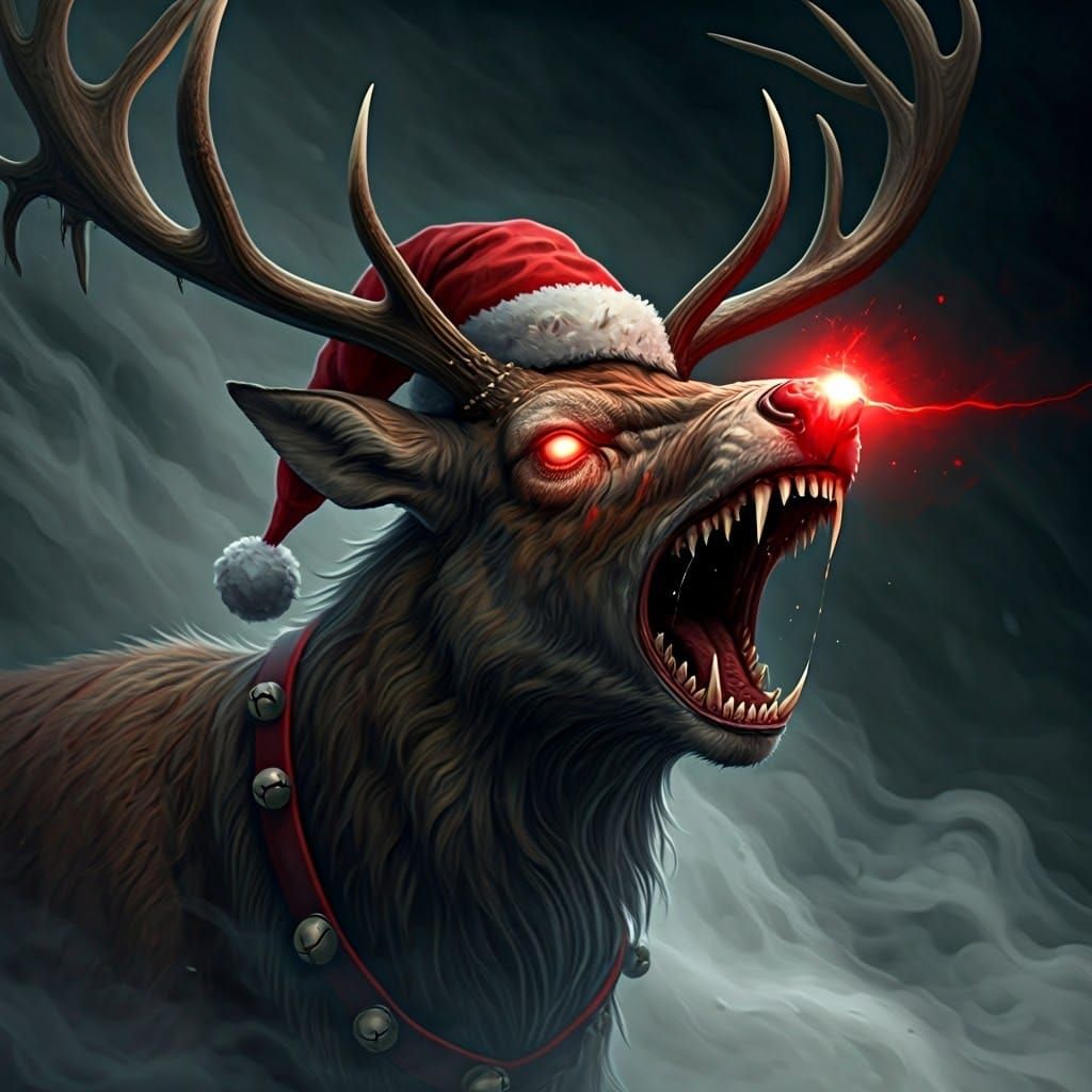 Rudolph, with your nose so bright, won't you guide my sleigh tonight?