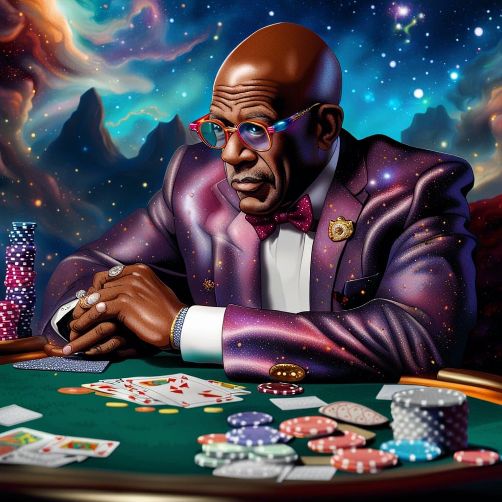 Al Roker playing Poker - AI Generated Artwork - NightCafe Creator
