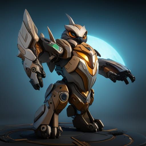 Power Owl - AI Generated Artwork - NightCafe Creator