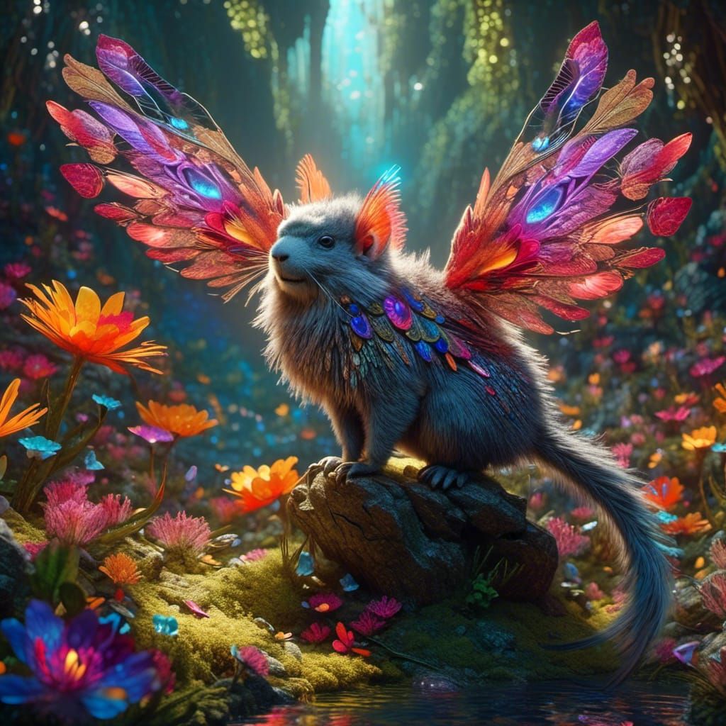 Fae Creature - AI Generated Artwork - NightCafe Creator