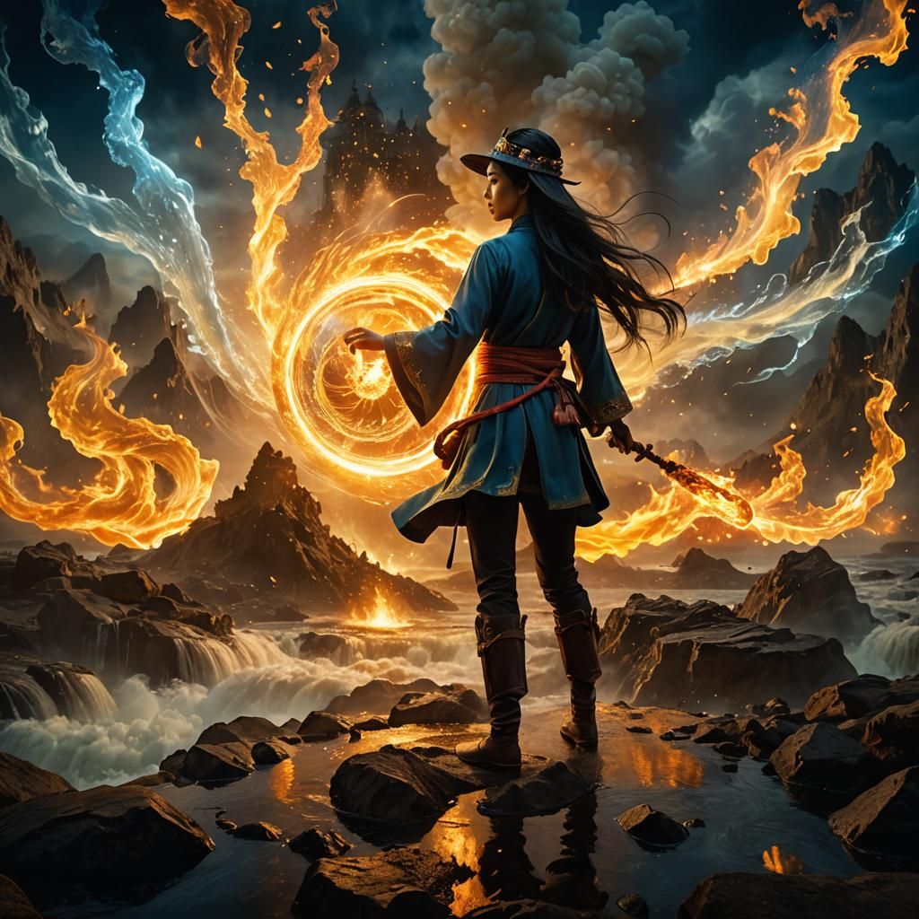 Controlling the Elements (8) - AI Generated Artwork - NightCafe Creator