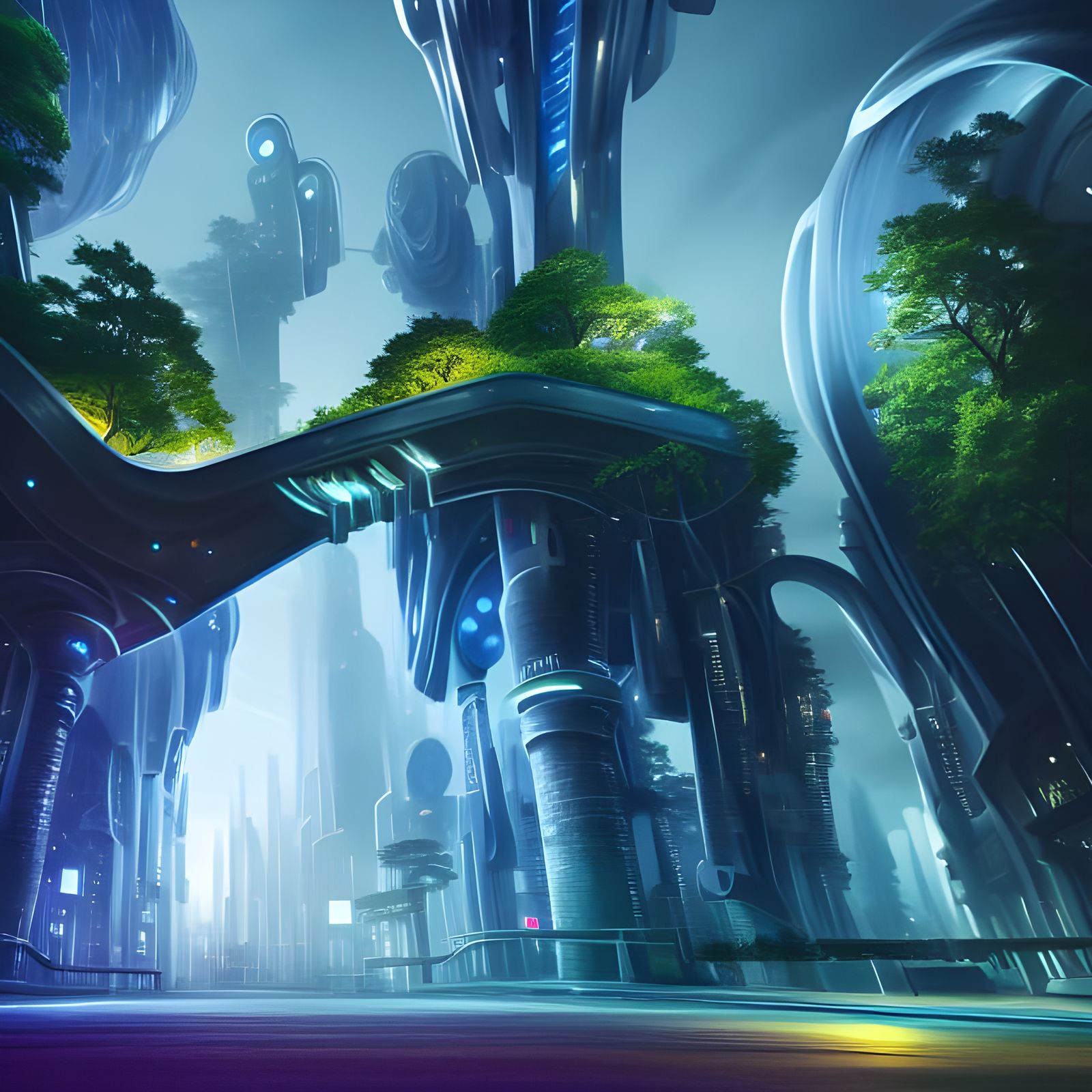 New Oakhurst, 15 A.V. - AI Generated Artwork - NightCafe Creator