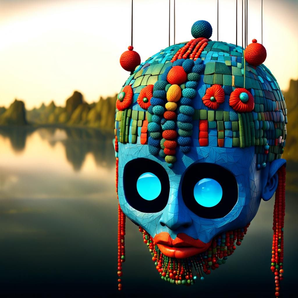 Folk Art Primitive - AI Generated Artwork - NightCafe Creator