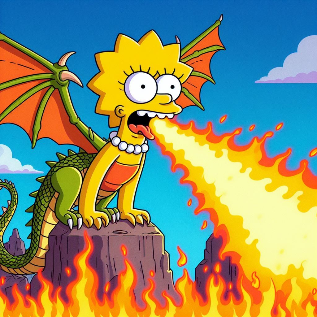 Lisa Dragon - AI Generated Artwork - NightCafe Creator