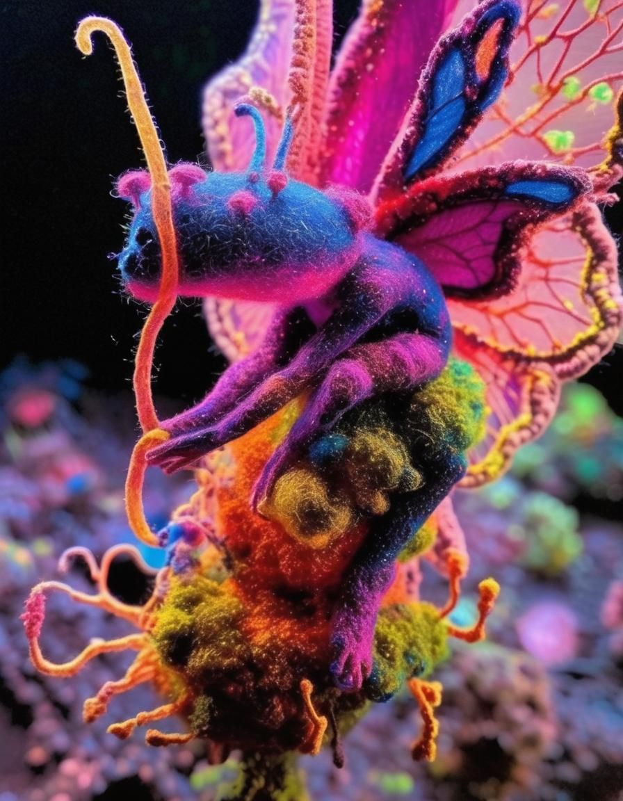 Alien fairy - AI Generated Artwork - NightCafe Creator