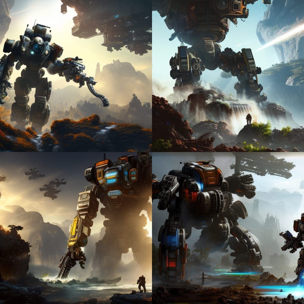 titanfall - AI Generated Artwork - NightCafe Creator