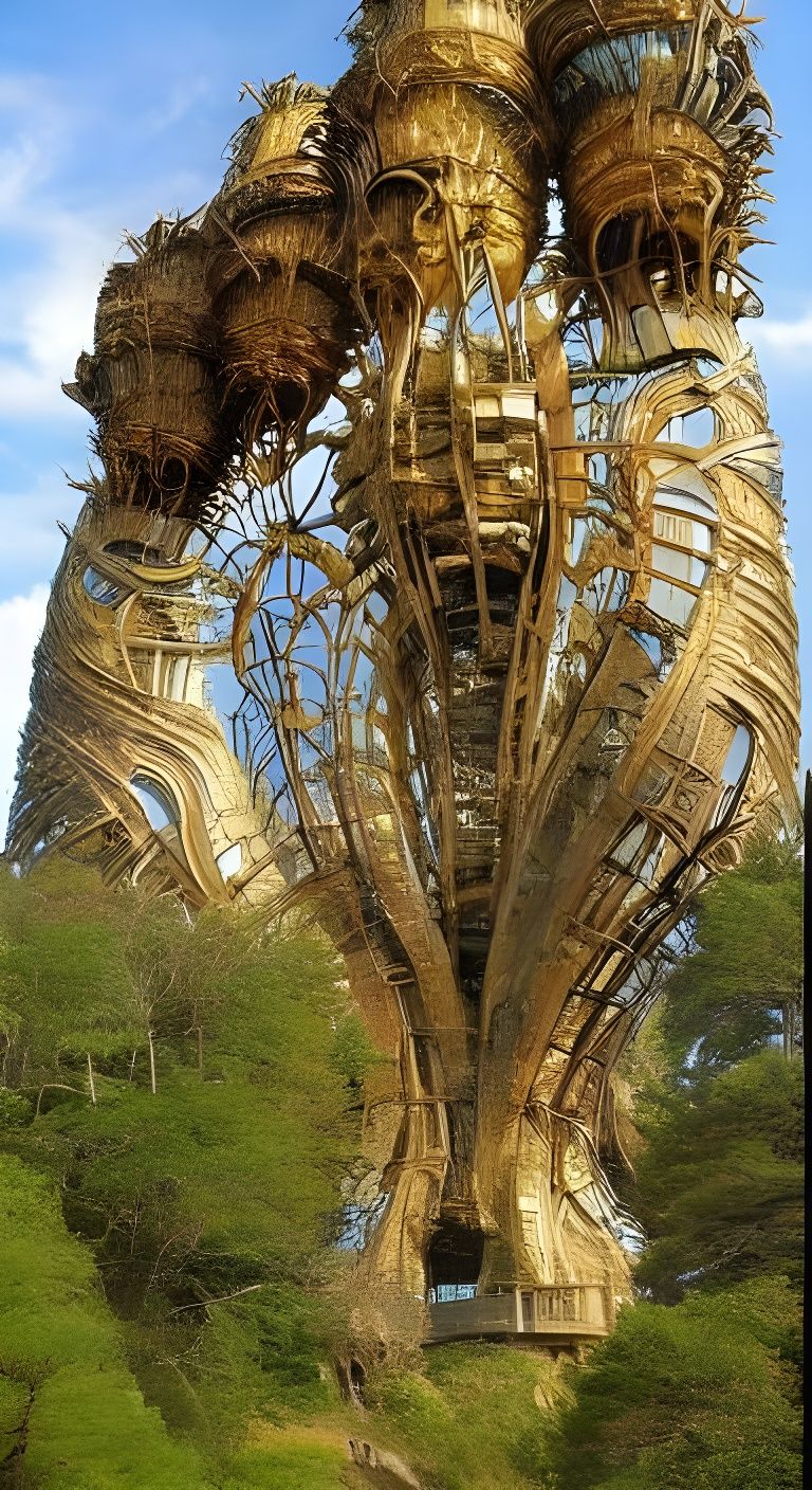 Alien palace - AI Generated Artwork - NightCafe Creator