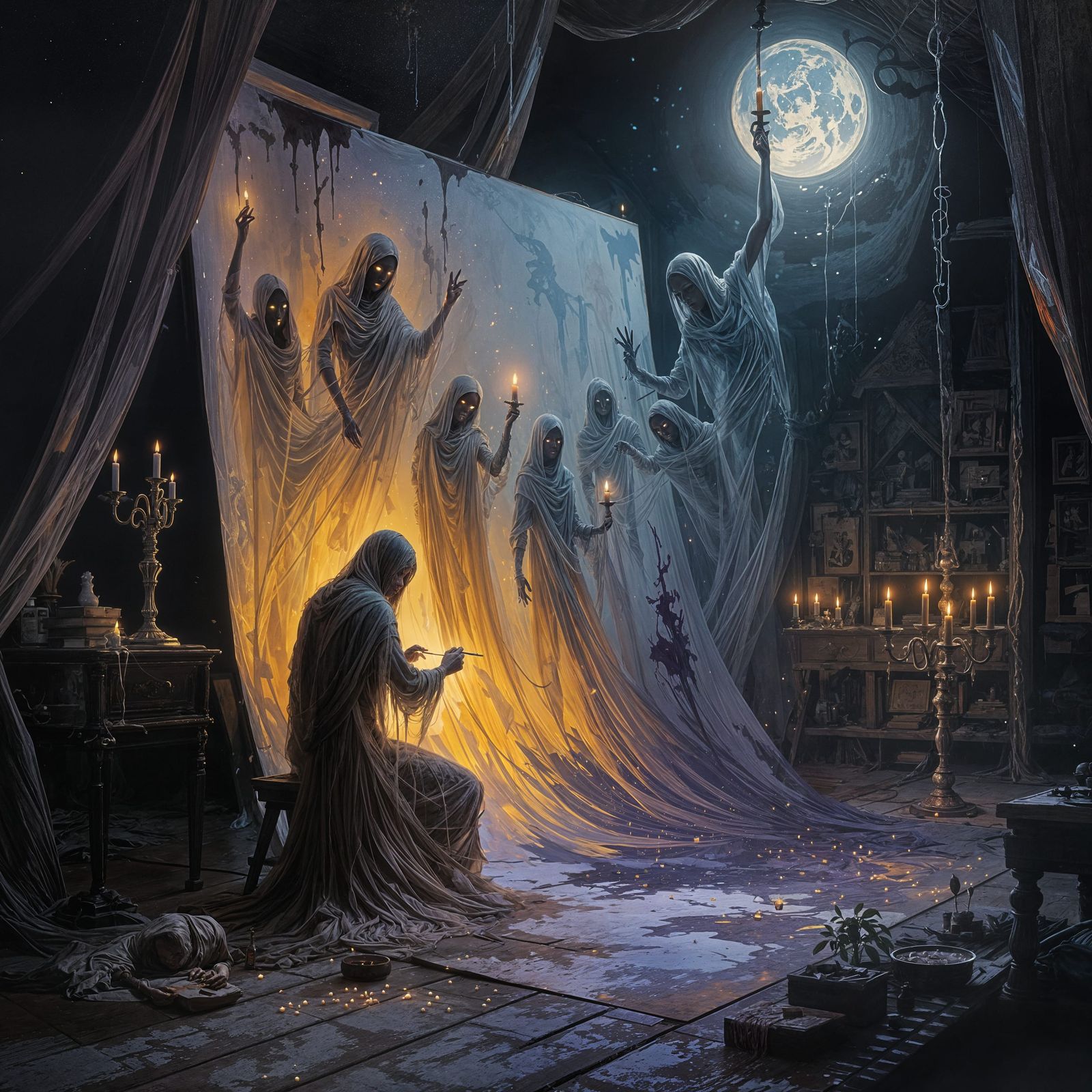 The Painter of Lost Souls - Ethereal Gothic Artist Captures ...