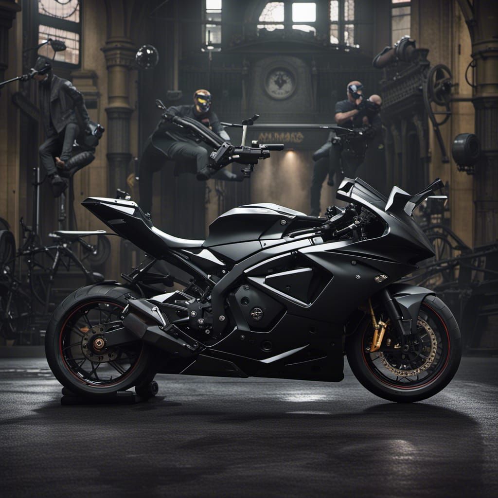 Yamaha R6 - AI Generated Artwork - NightCafe Creator