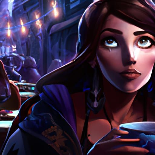 night cafe girl - AI Generated Artwork - NightCafe Creator