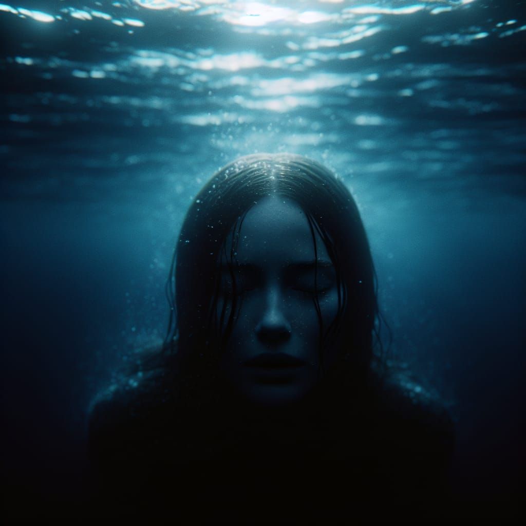 Drowning - AI Generated Artwork - NightCafe Creator