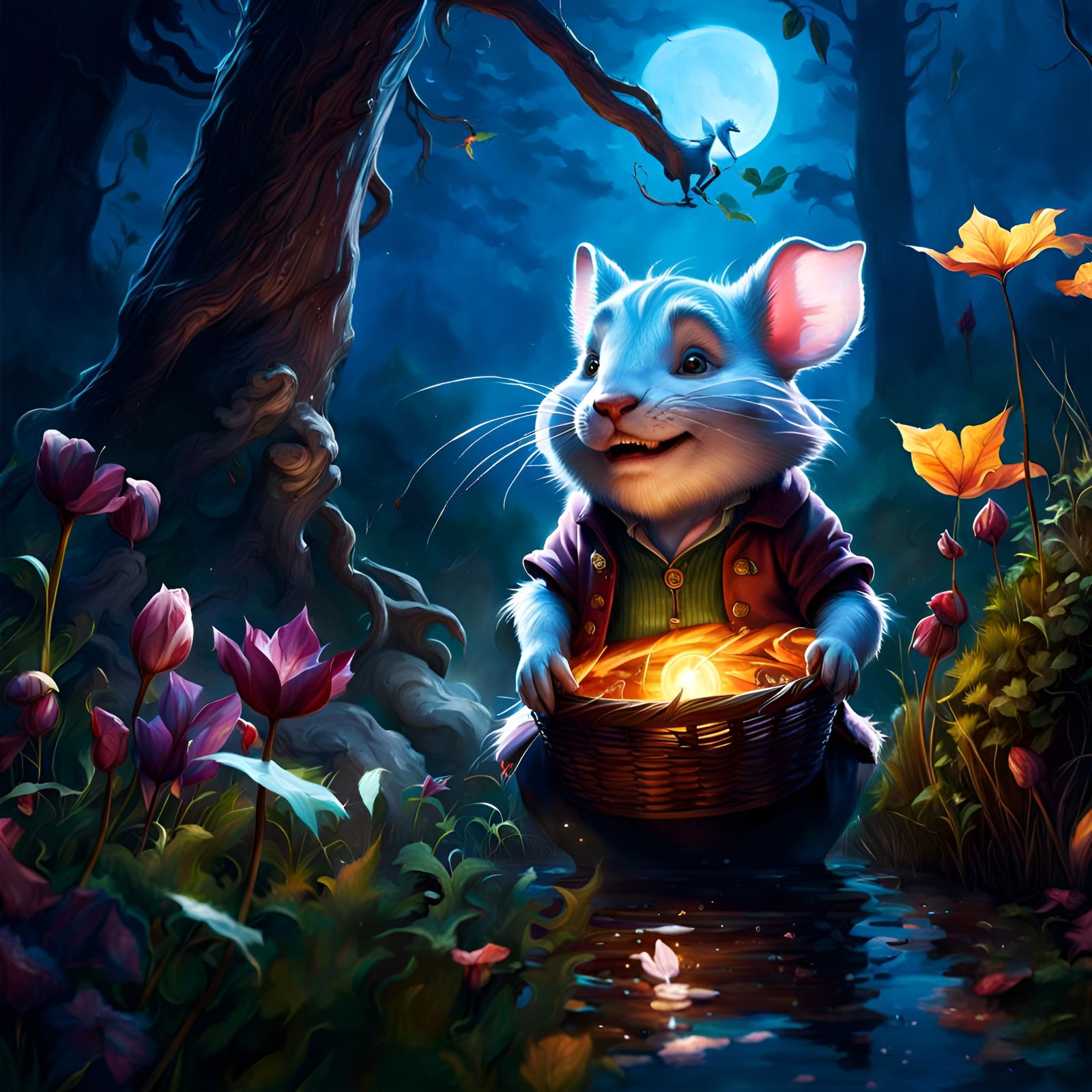RATTY IN GARDEN - AI Generated Artwork - NightCafe Creator
