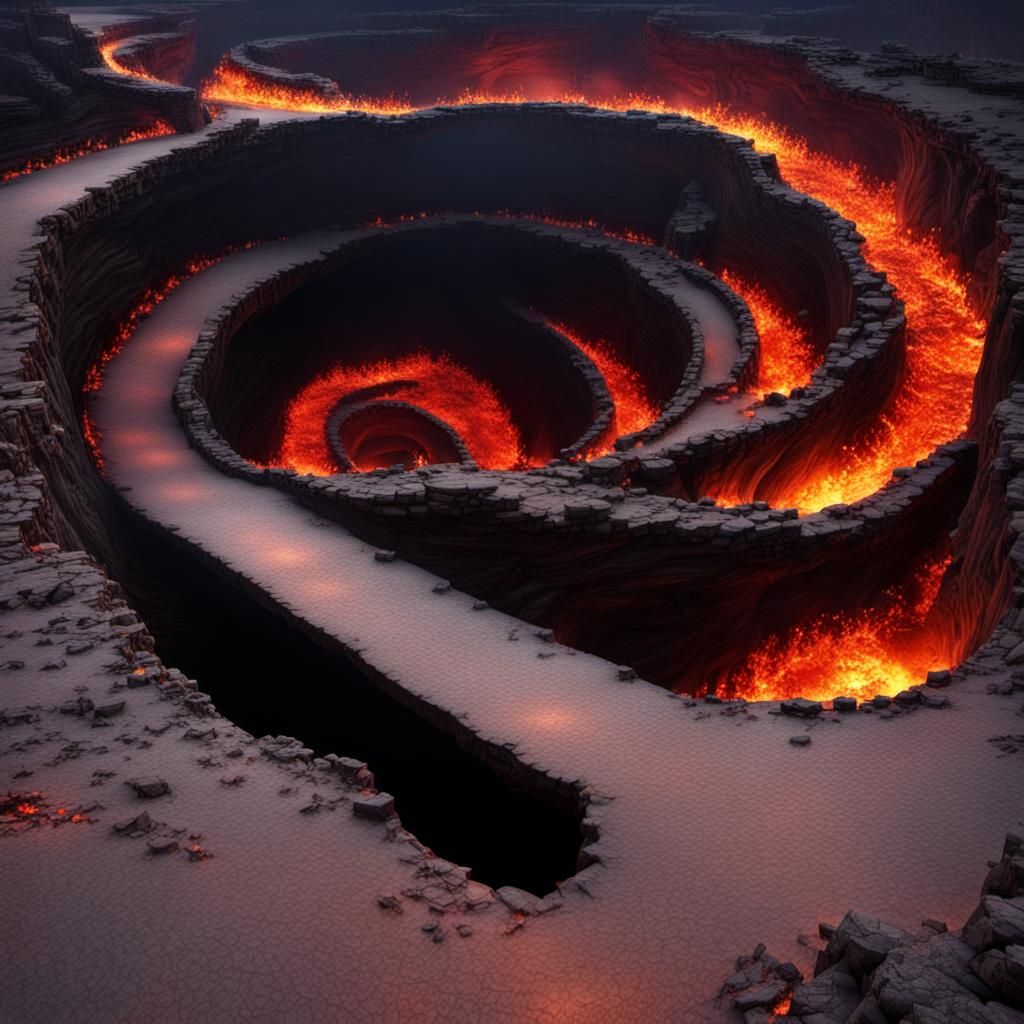 The path to Hell - AI Generated Artwork - NightCafe Creator