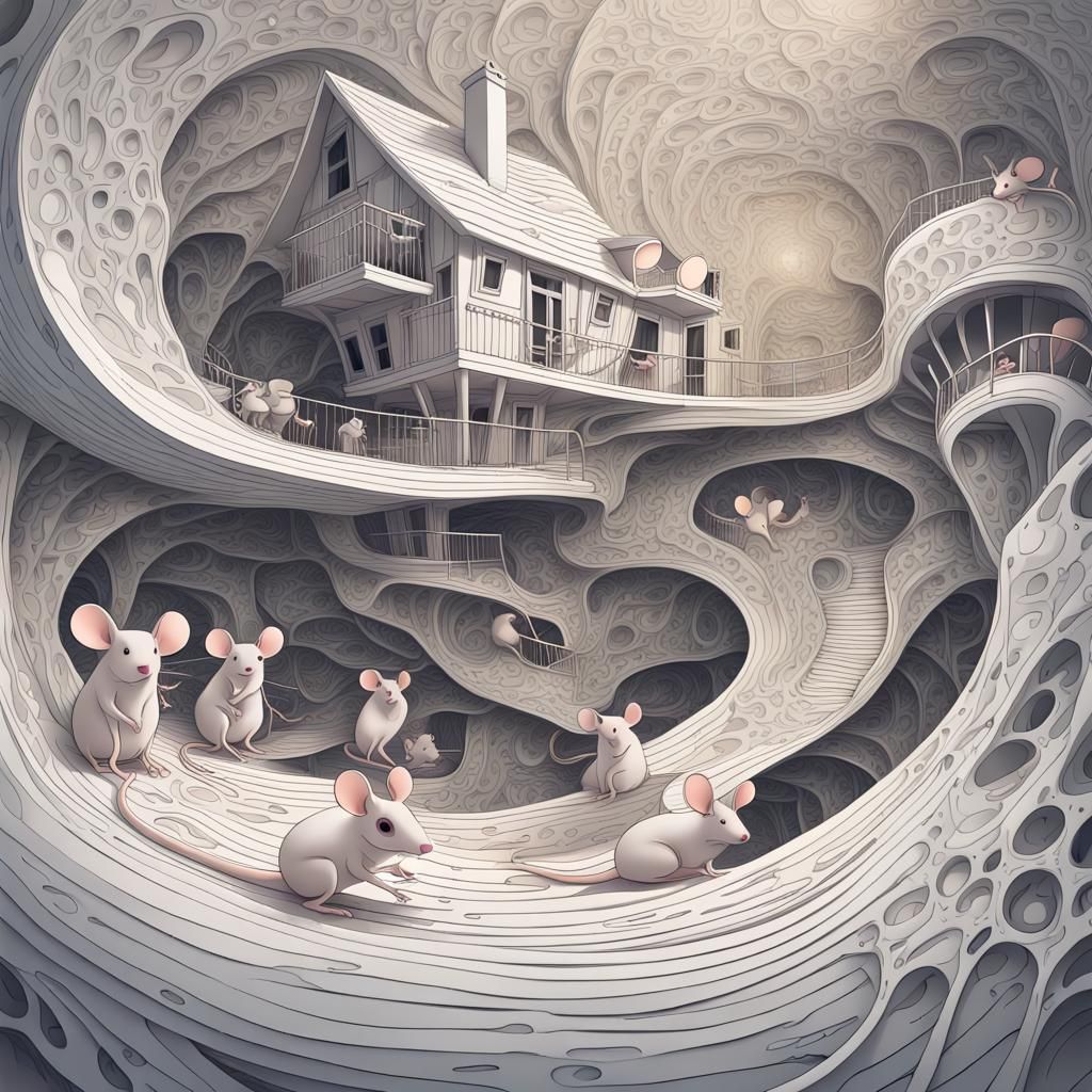 Mouse House - AI Generated Artwork - NightCafe Creator