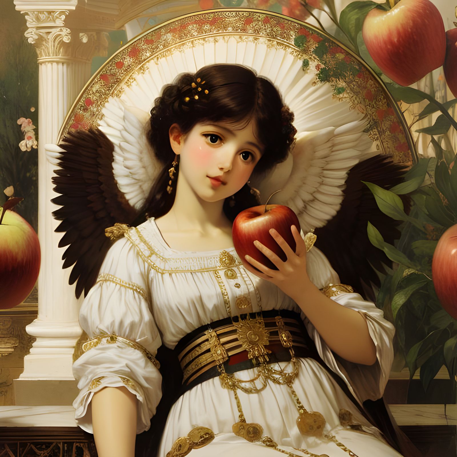 The apple angel - AI Generated Artwork - NightCafe Creator