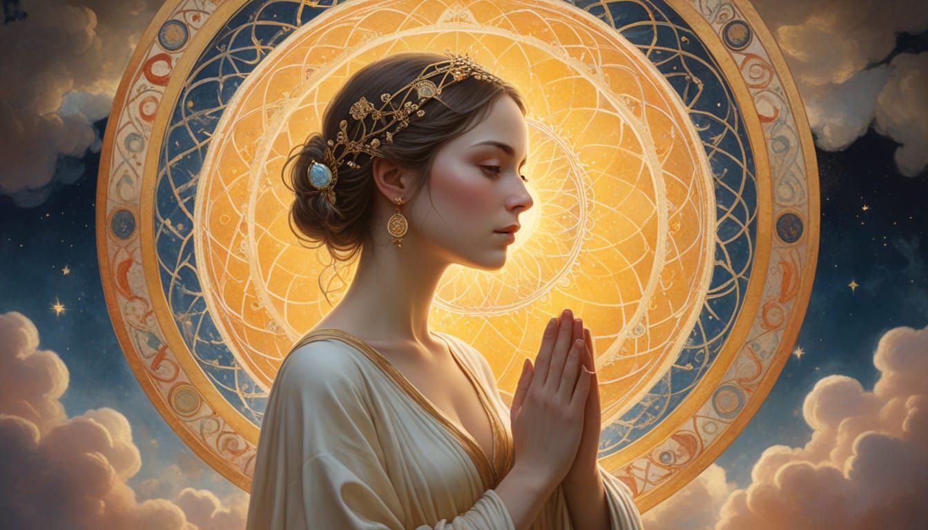 Gnostic Christianity, the soul of a believing woman traversing the ...