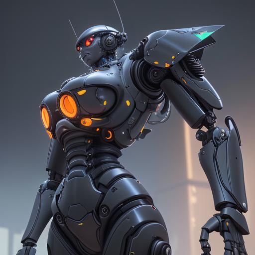 Mega Mech #4 - AI Generated Artwork - NightCafe Creator